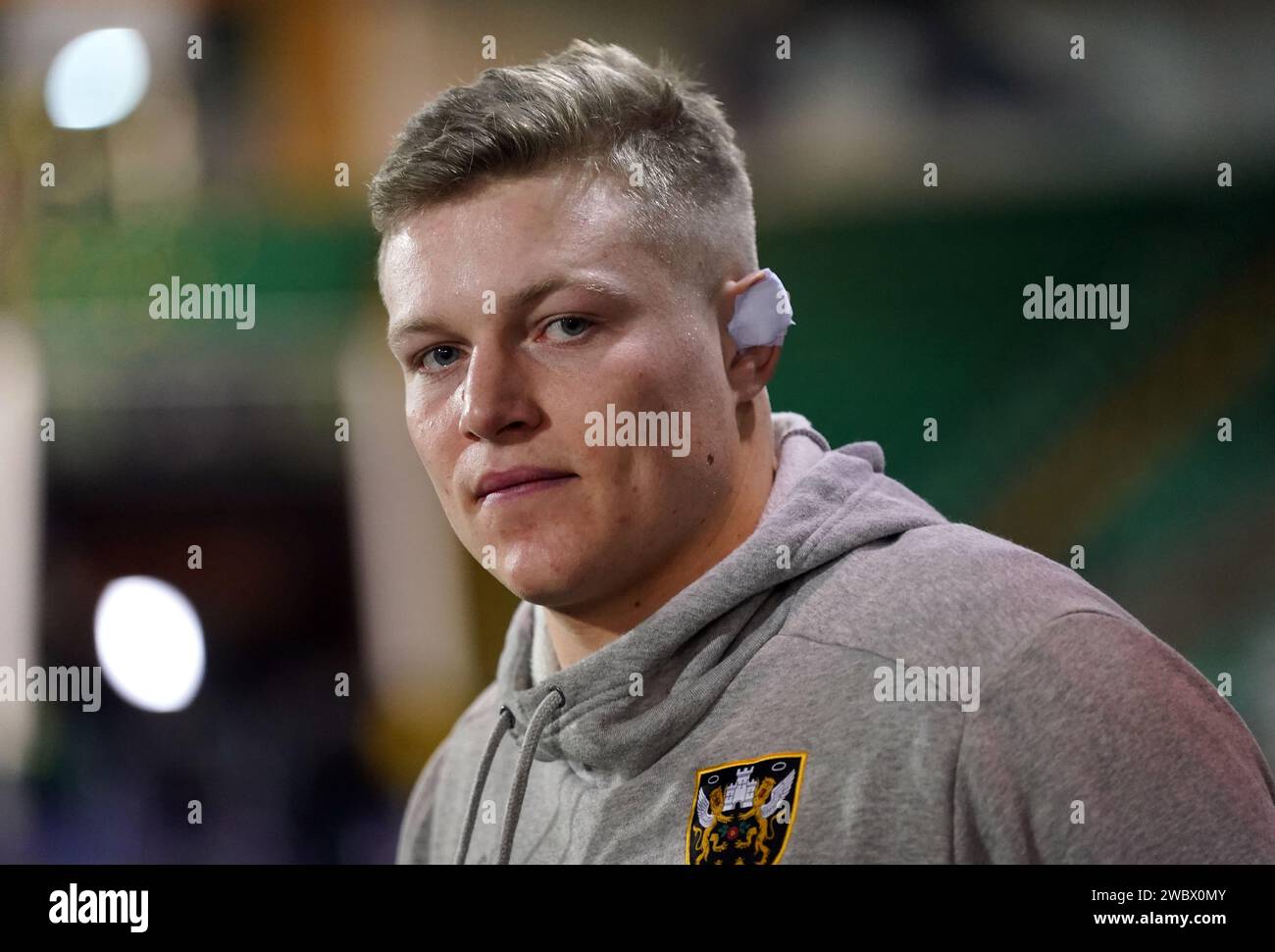 Tom Pearson des Saints de Northampton avant le match de la coupe des ...