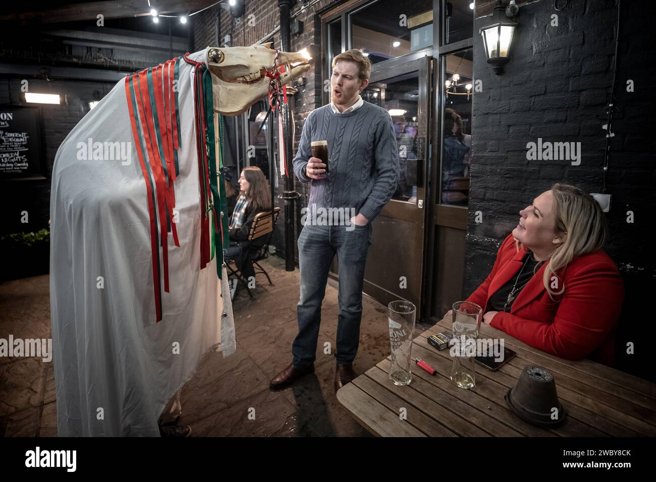 Londres, Royaume-Uni. 12 janvier 2024. La tradition du nouvel an ...