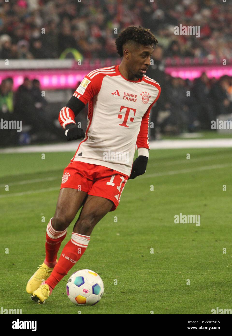 MUNICH, Allemagne. , . Kingsley COMAN lors du match de Bundesliga entre ...