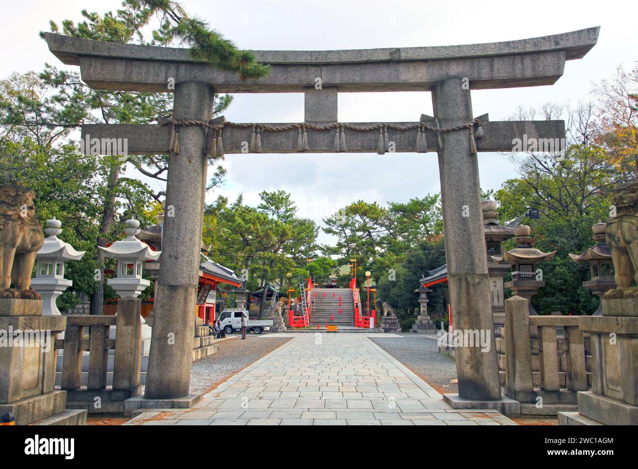 Entrance to sumiyoshi shrine Banque de photographies et d’images à ...