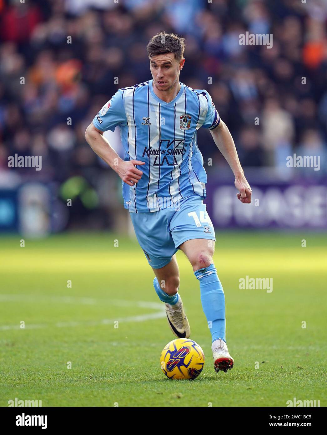 Ben Sheaf de Coventry City pendant le match du championnat Sky Bet à la ...