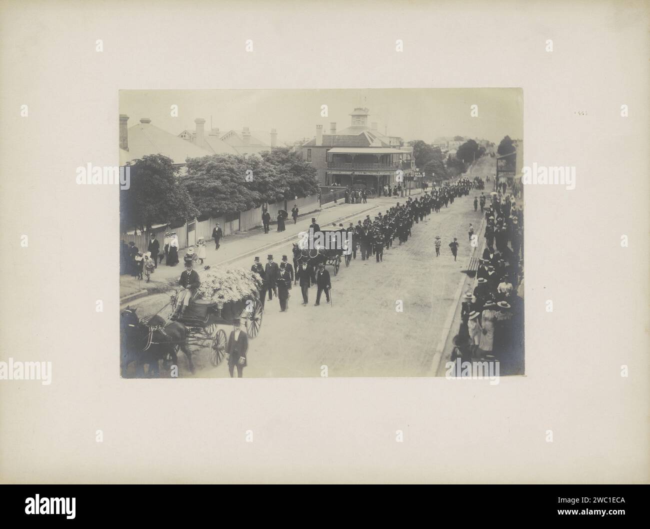 Procession funéraire du Consul général d'Allemagne en Australie, Herr ...