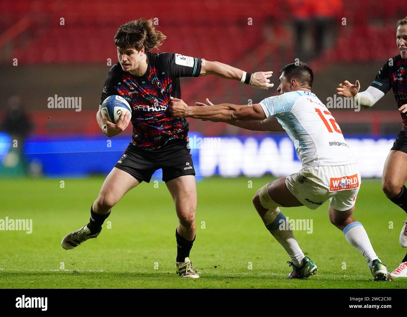 Benhard Janse van Rensburg des Bristol Bears a dépassé Harold Vorster ...