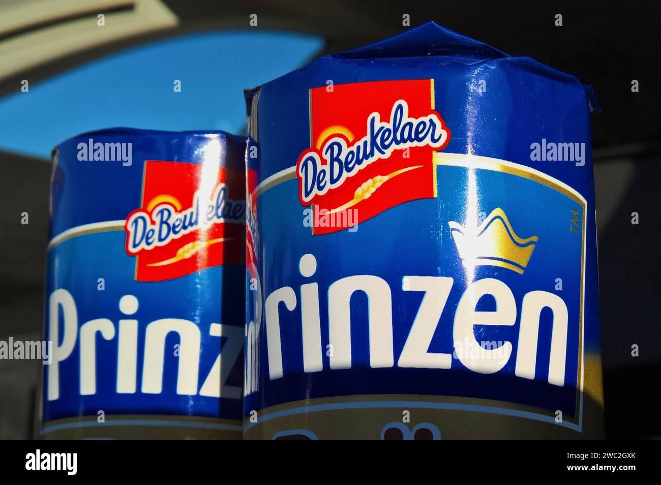 DeBeukelaer Prinzenrolle. Die Prinzen Rolle ist ein mit Kakaocreme ...