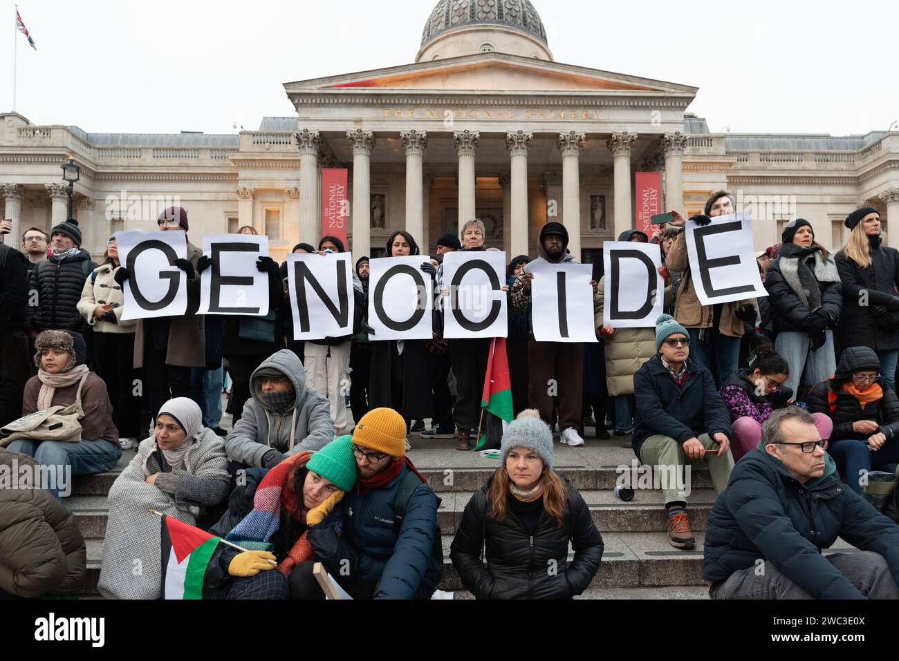 Marche nationale pour la palestine janvier 2024 Banque de photographies ...