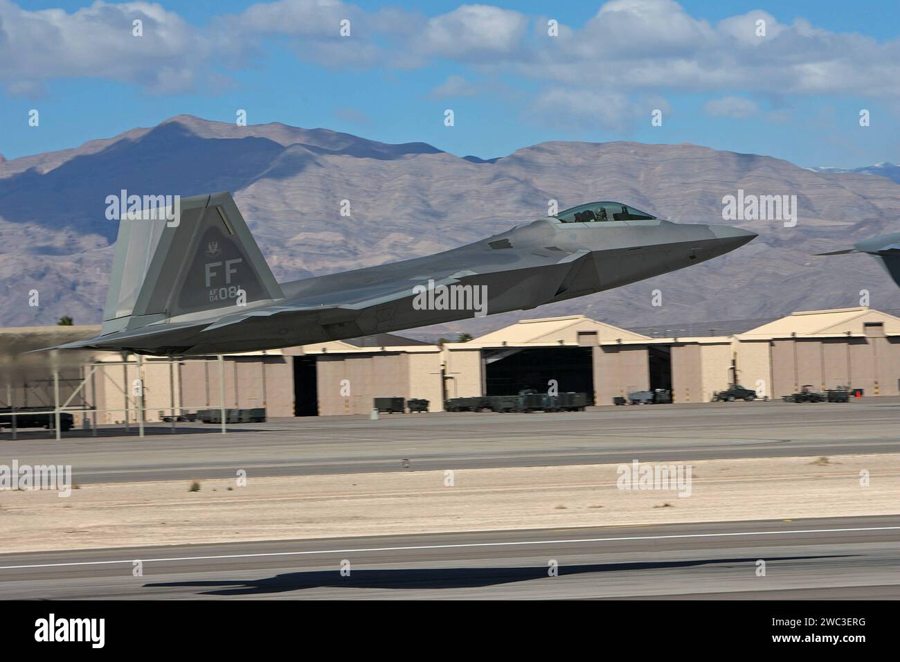 Ein US-amerikanisches Kampfflugzeug Stealth der U.S. Air Force USAF vom ...