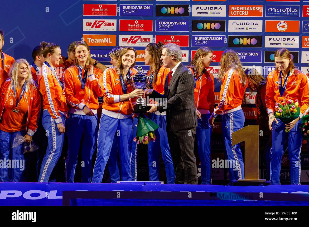 EINDHOVEN, PAYS-BAS - JANVIER 13 : équipe des pays-Bas, Laura Aarts des ...