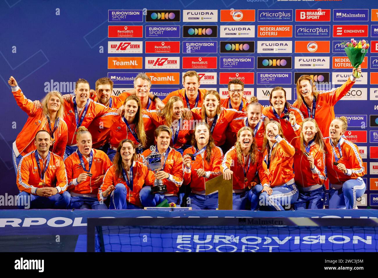 EINDHOVEN, PAYS-BAS - JANVIER 13 : équipe des pays-Bas, Laura Aarts des ...