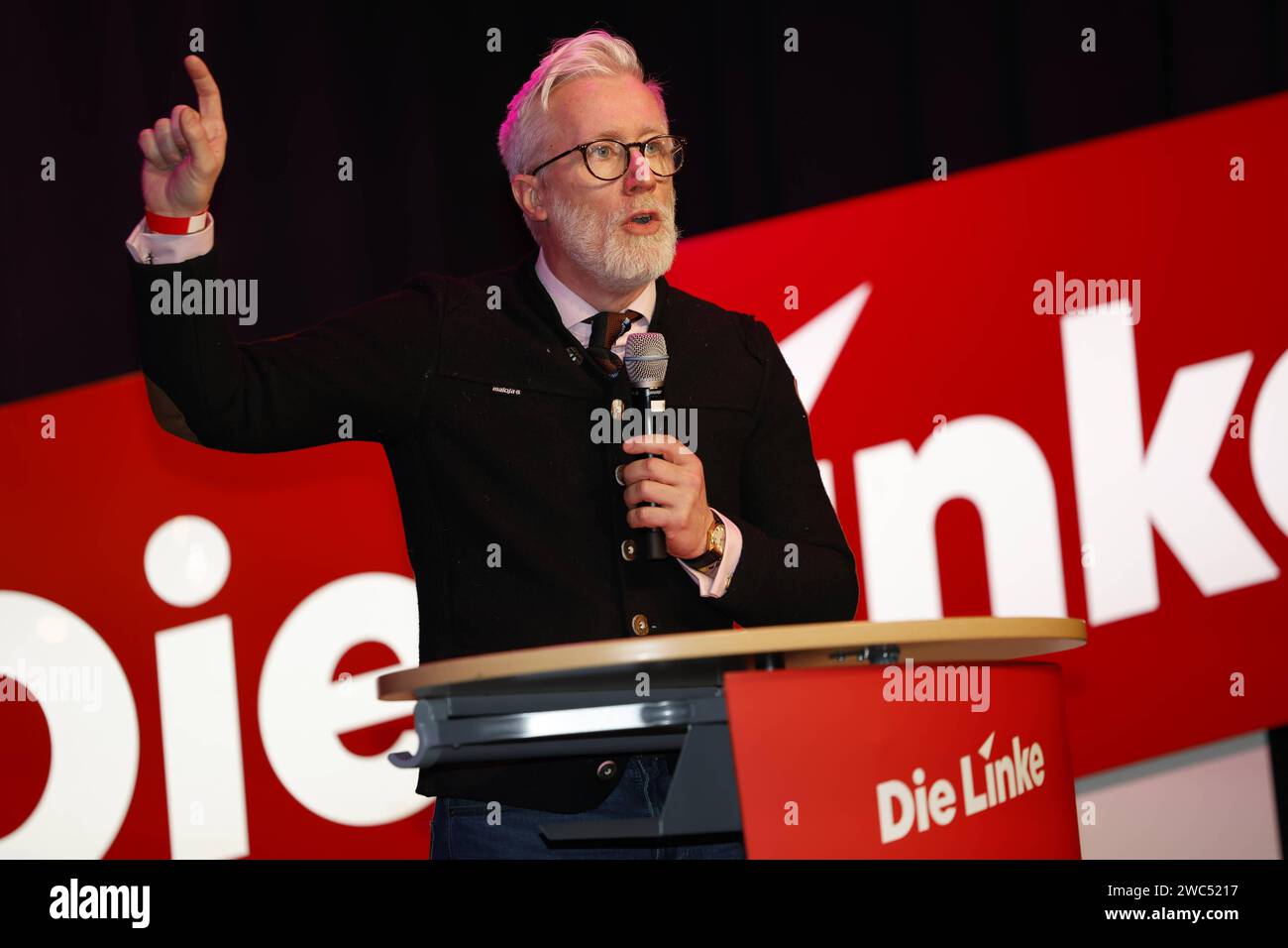 Benjamin Hoff LINKE Jahresauftakt 2024, Am 13.01.2024 à Berlin ...