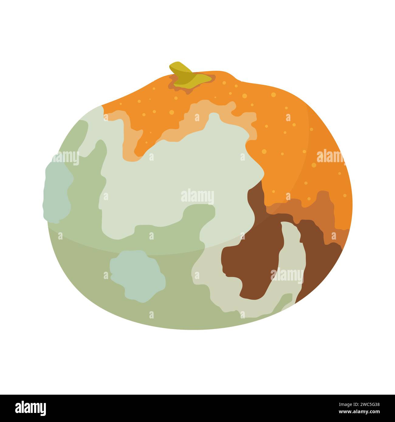 Pourriture des fruits Banque d'images vectorielles - Alamy