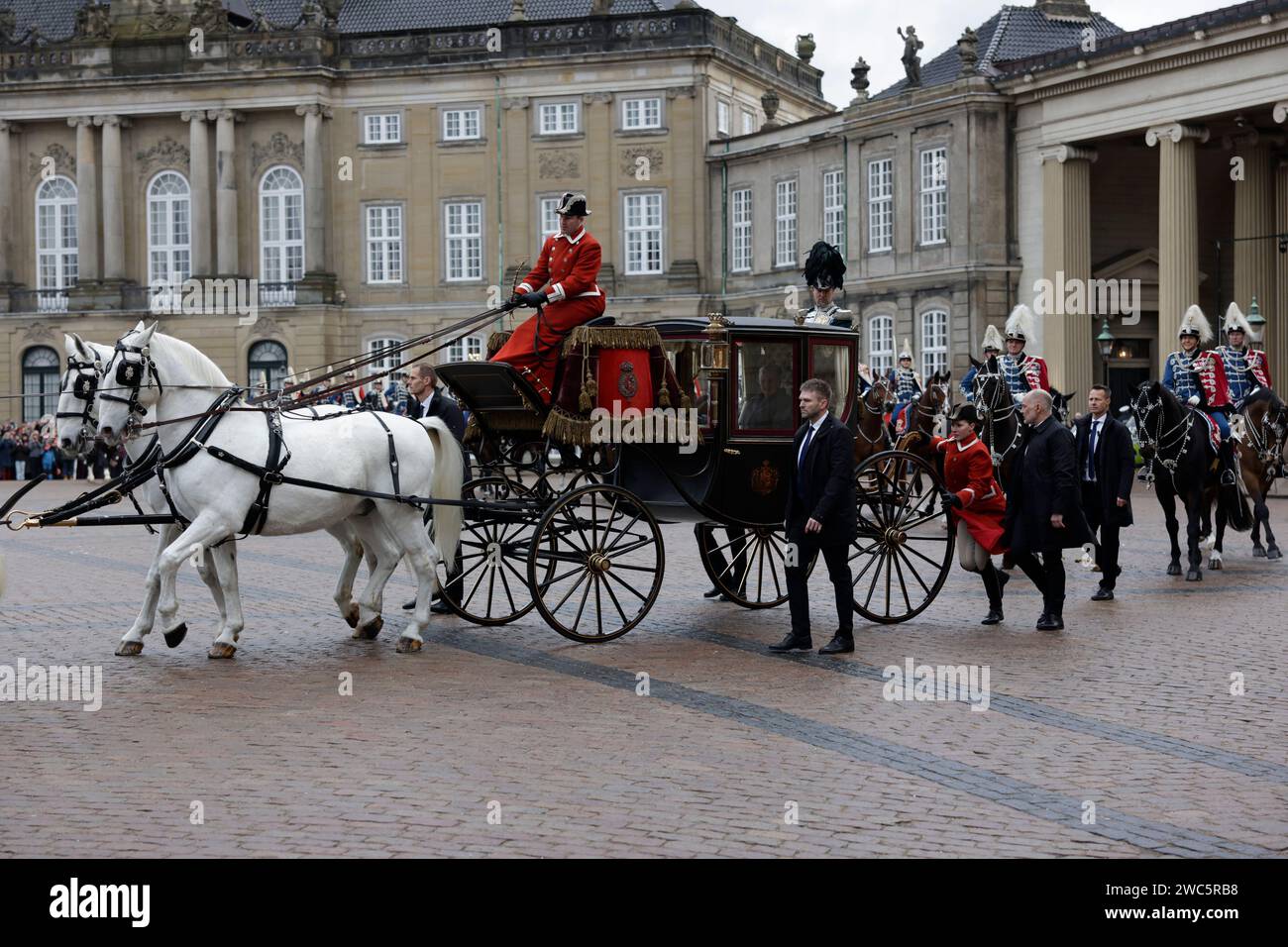 Copenhague, Danemark. 14 janvier 2024. Copenhague, Danemark. 14 janvier ...