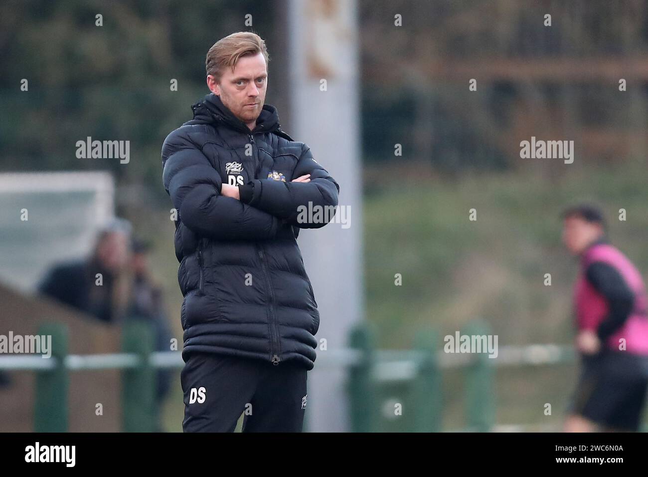 Le Manager de Romford Dan Spinks lors de Romford vs Stanway Pegasus ...