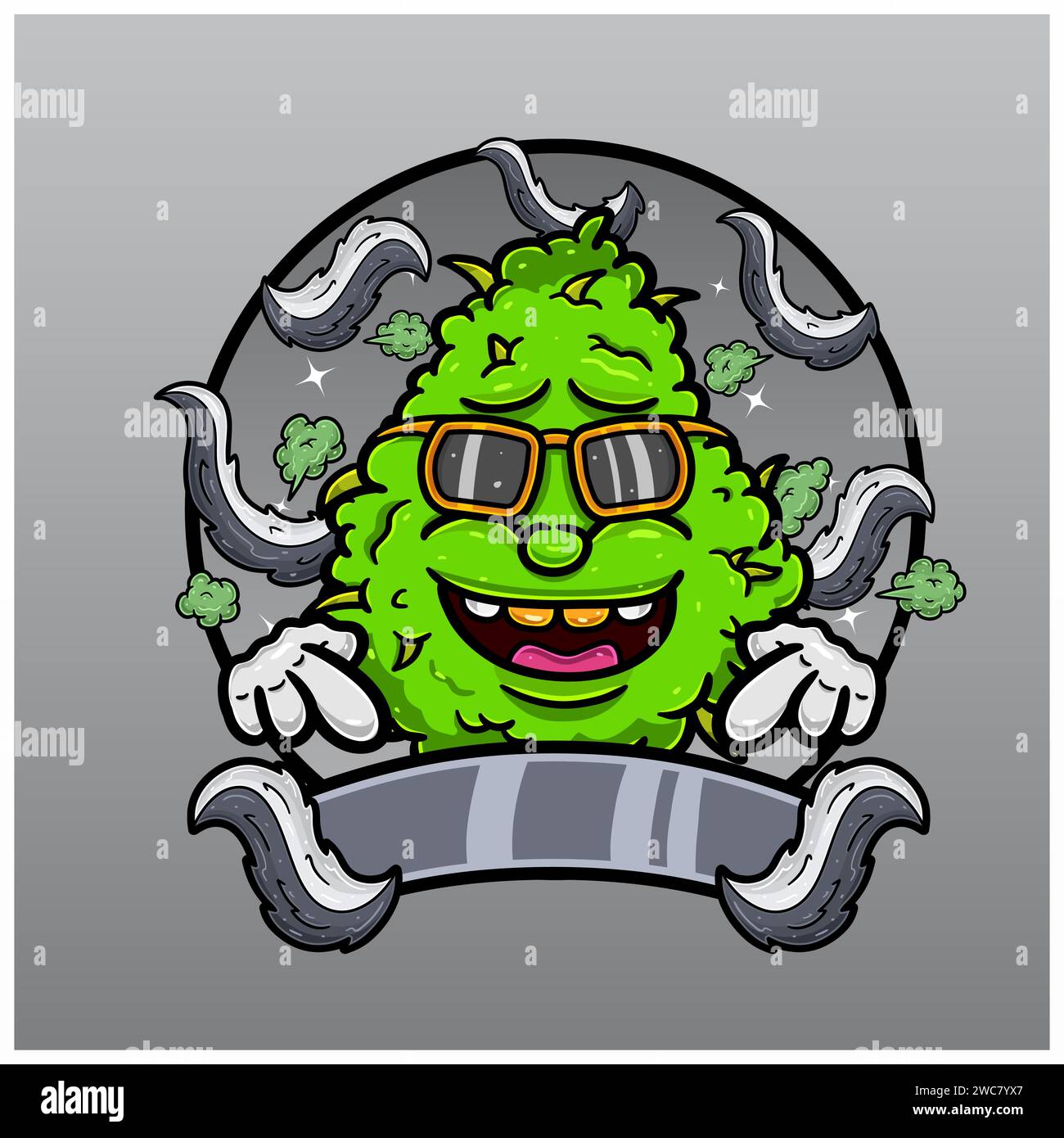 Skunk weed Banque d'images vectorielles - Alamy