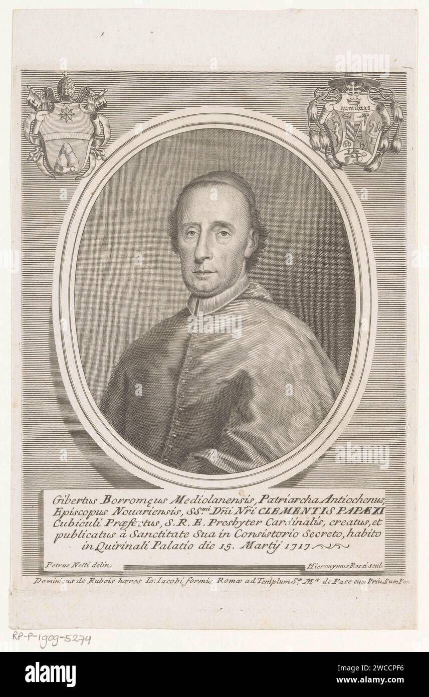 Cardinal giberto bartolomeo borromeo Banque de photographies et d ...