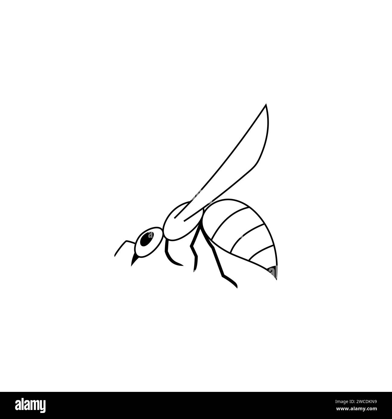 Dessin abeille Banque d'images vectorielles - Alamy