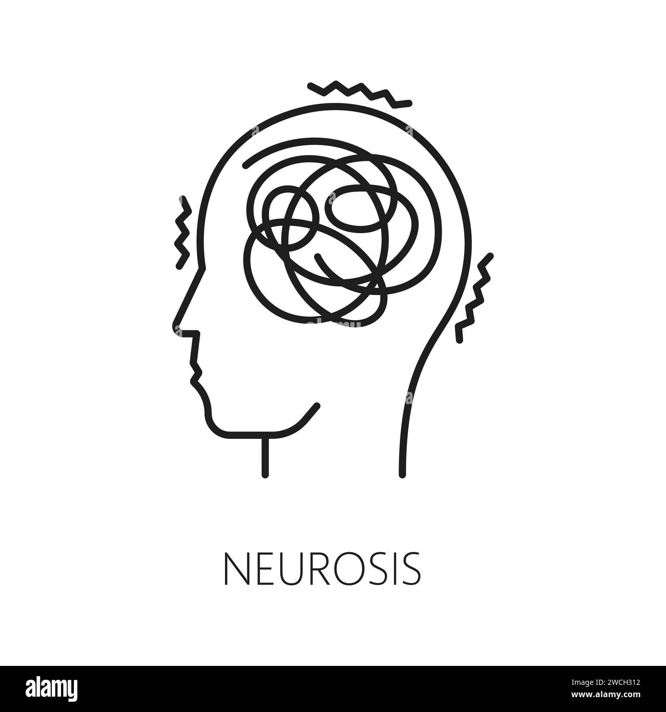 Névrose trouble psychologique problème, santé mentale. Psychologie ...