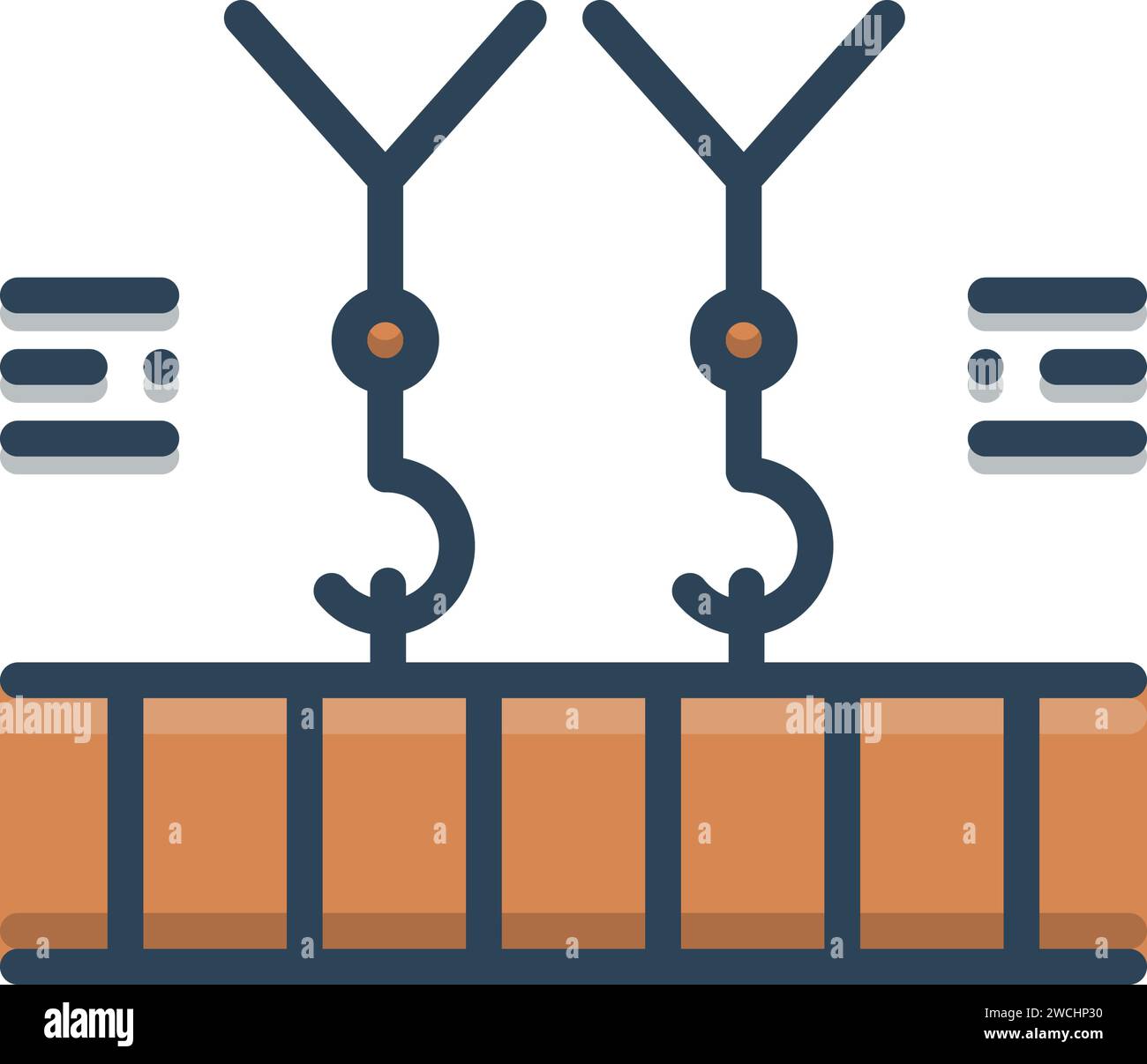 Le pont roulant Banque d'images vectorielles - Alamy