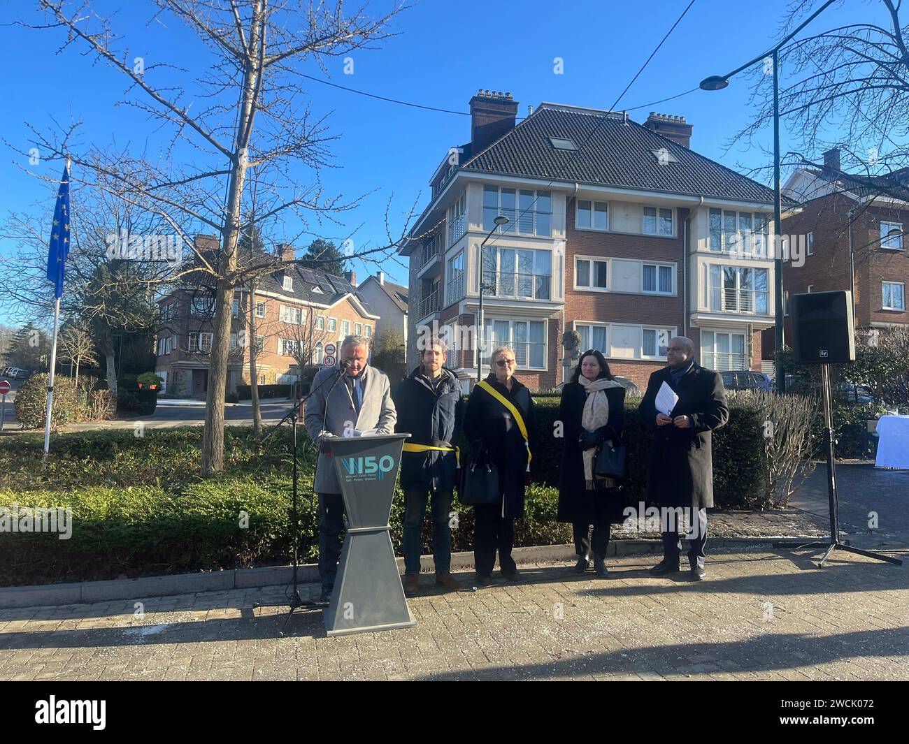 Bruxelles, Belgique. 16 janvier 2024. Bruxelles, Belgique, 16 janvier ...