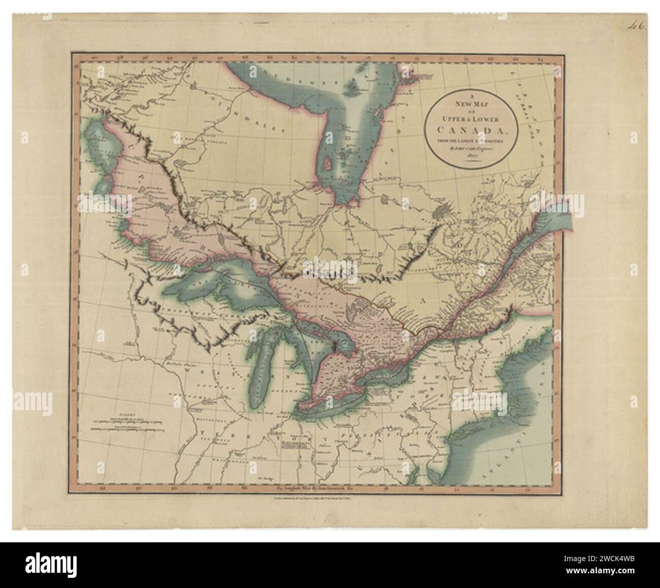 Cary map Banque d'images détourées - Alamy