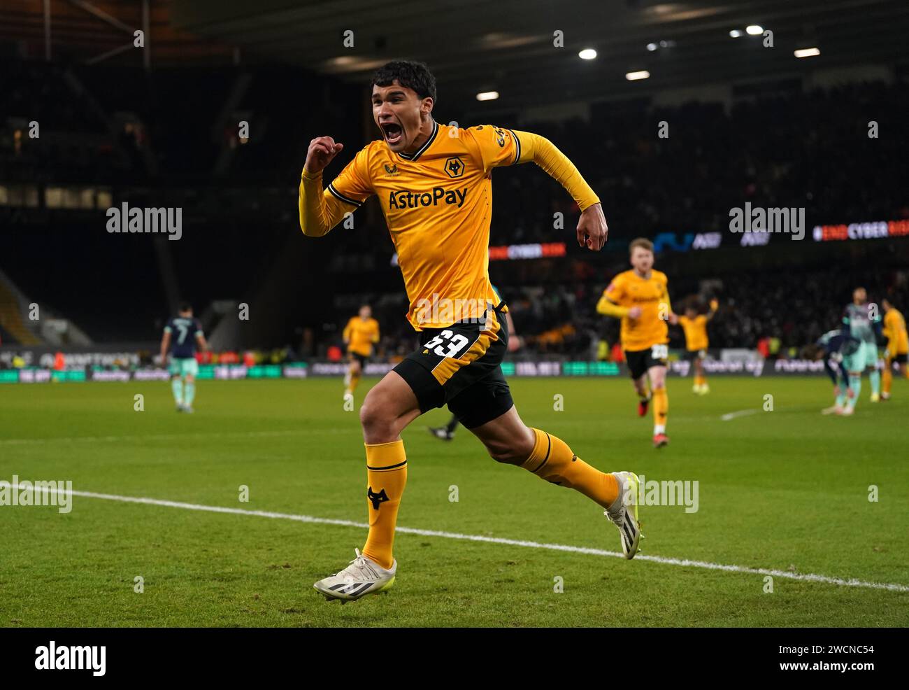Nathan Fraser de Wolverhampton Wanderers célèbre avoir marqué son ...