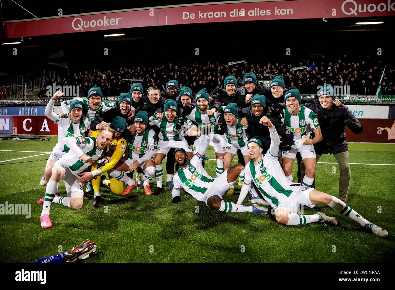 ROTTERDAM, PAYS-BAS - JANVIER 16 : gardien de but Hidde Jurjus du FC ...