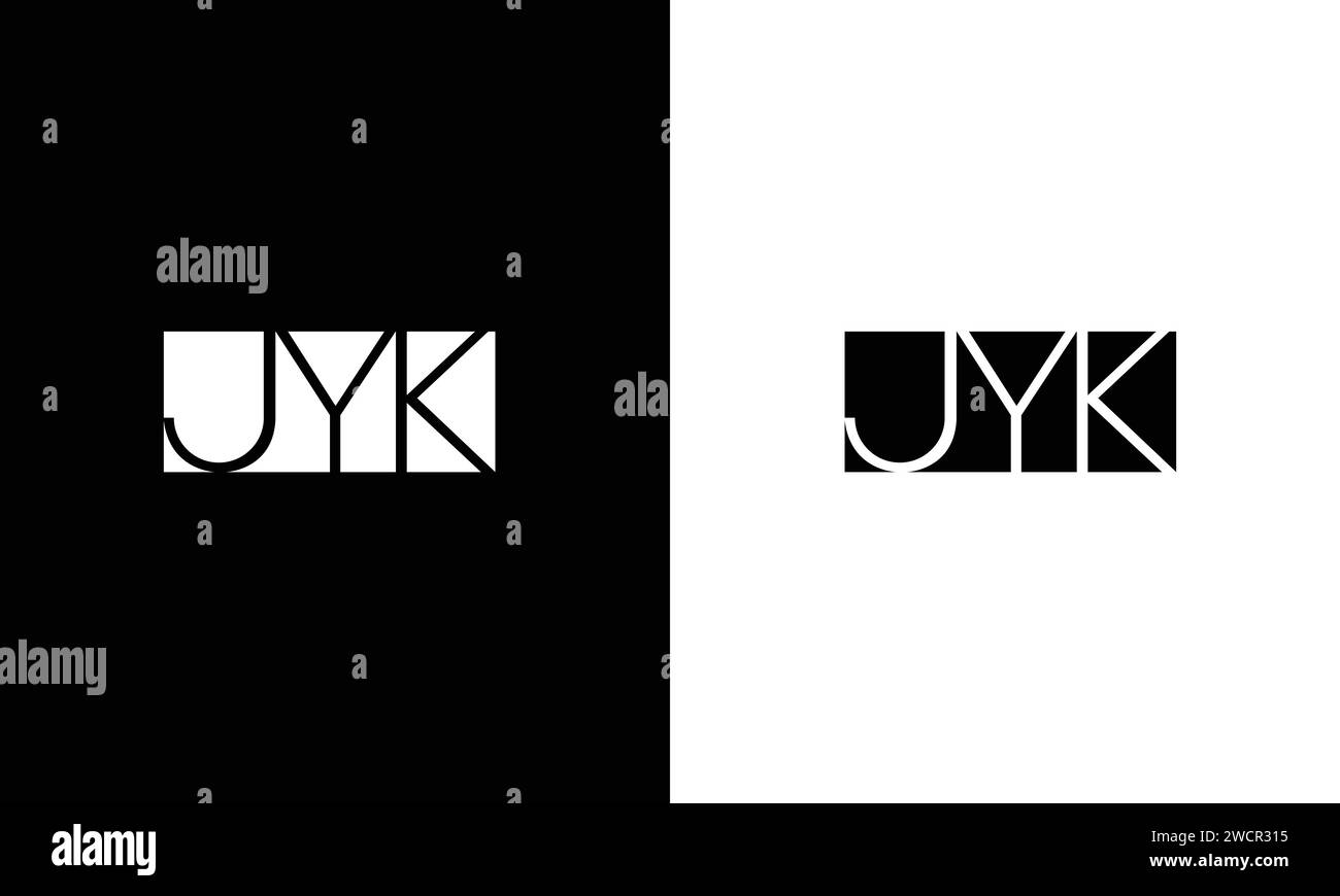 Logo jyk Banque d'images vectorielles - Alamy