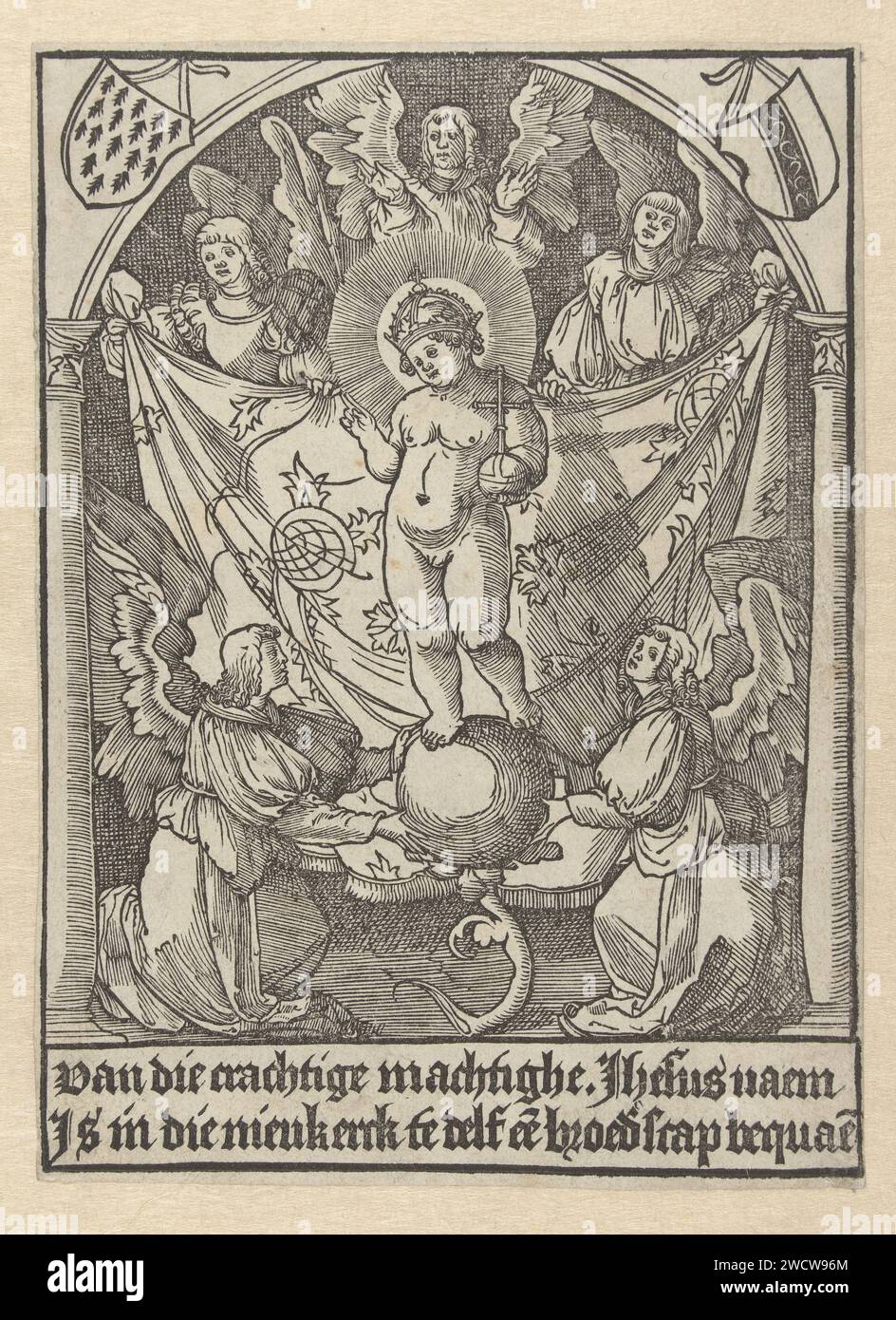 Carte de prière pour la Fraternité de Jésus, Jacob Cornelisz van ...