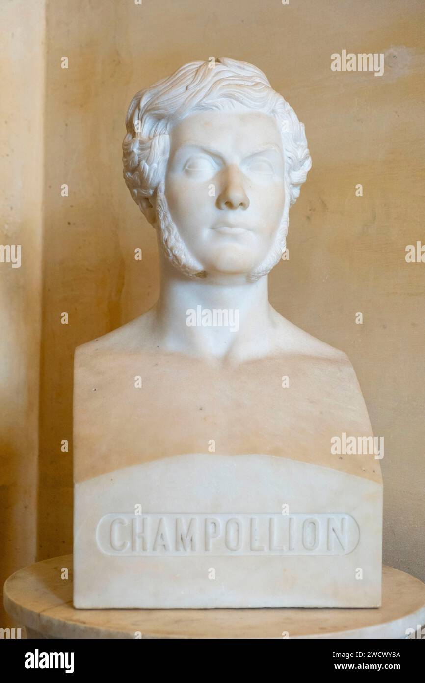 Champollion buste Banque de photographies et d’images à haute ...