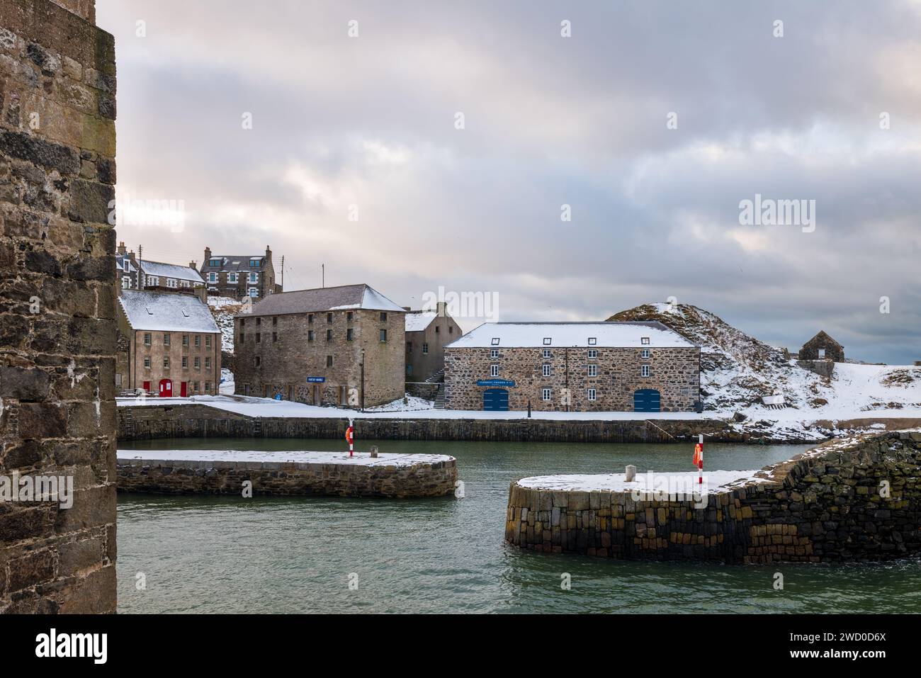 17 janvier 2024. Portsoy, Aberdeenshire, Écosse. C'est le port de ...