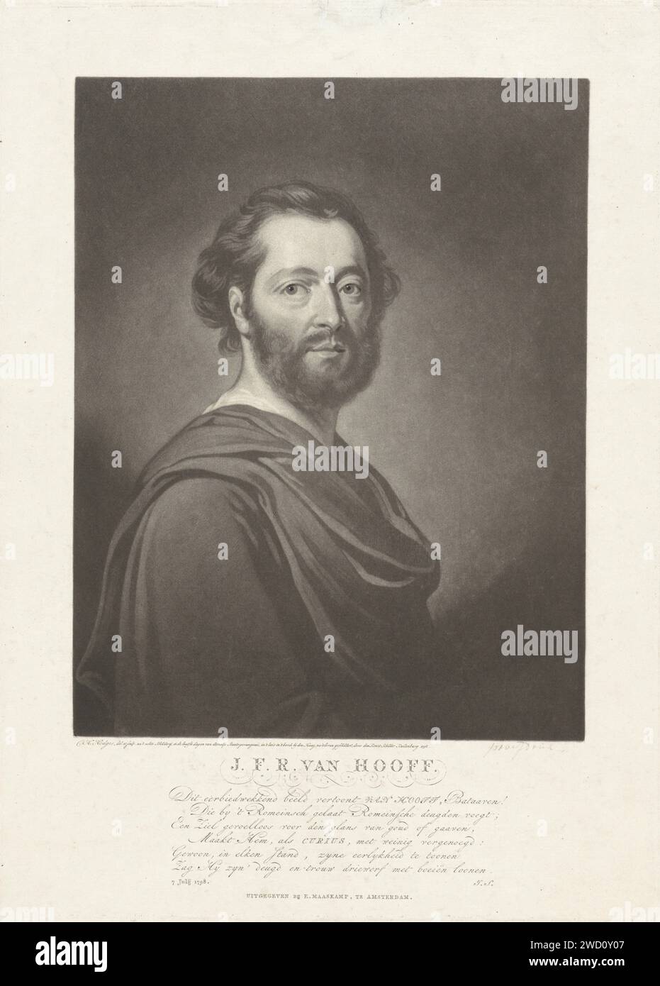 Portrait de Johan Frederik Rudolph van Hooff, Charles Howard Hodges ...