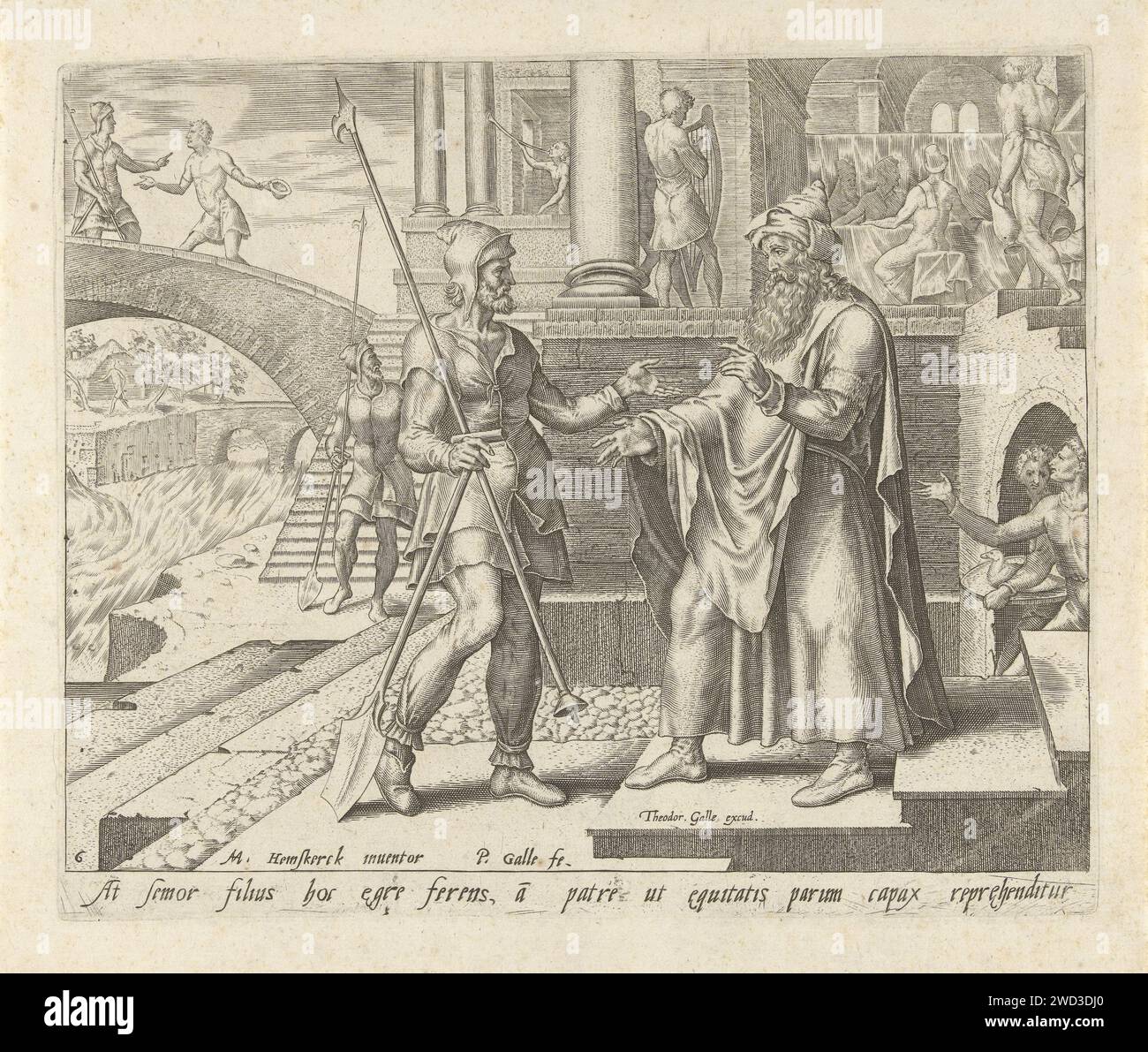 Le frère aîné du fils perdu est furieux, Philips Galle, après Maarten ...