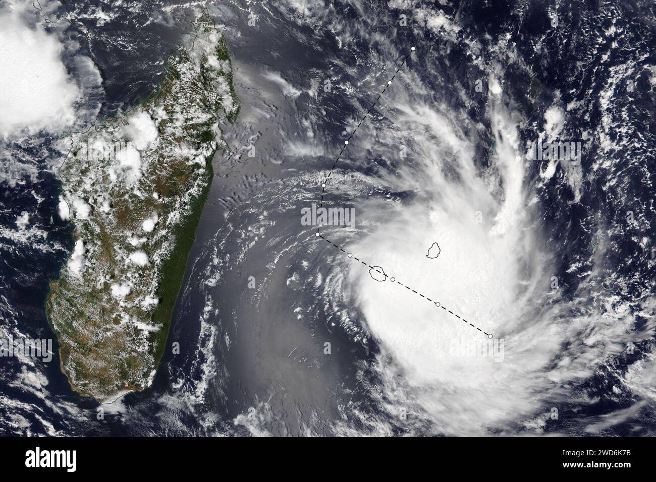 Cyclone belal Banque de photographies et d’images à haute résolution ...