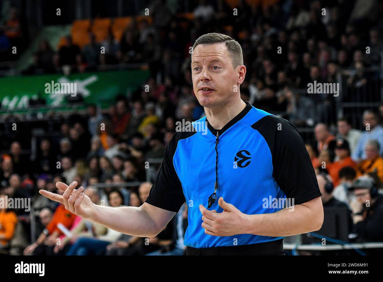 17.01.2024, Ratiopharm Arena, Neu-Ulm, GER, Eurocup, ratiopharm Ulm vs ...