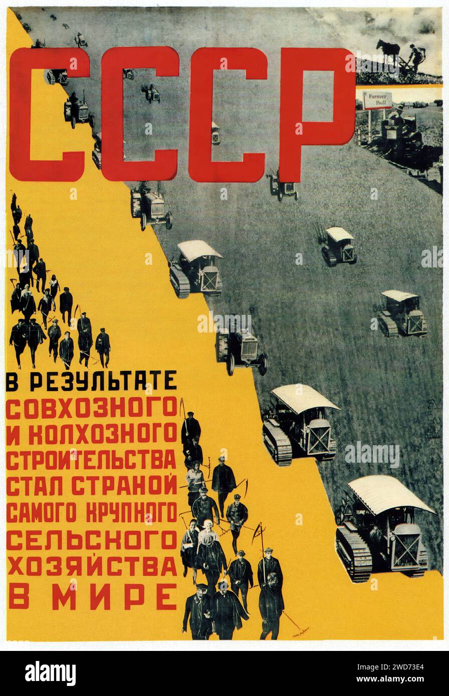 Victor Koretzky, URSS, la plus grande agriculture du monde, 1931 ...