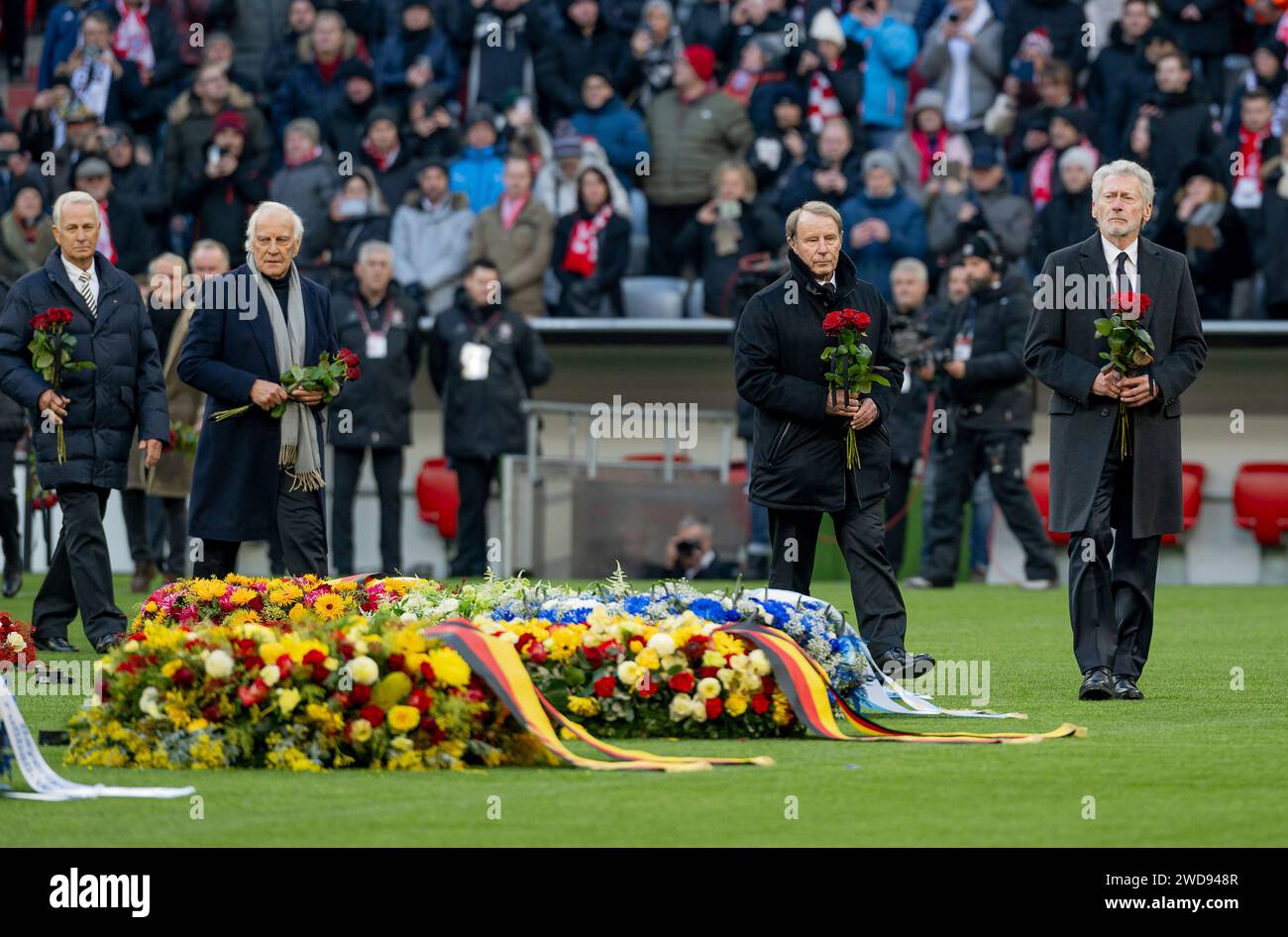 Muenchen, Deutschland. 19 janvier 2024. Franz bulle Roth (Weggefaehrte ...