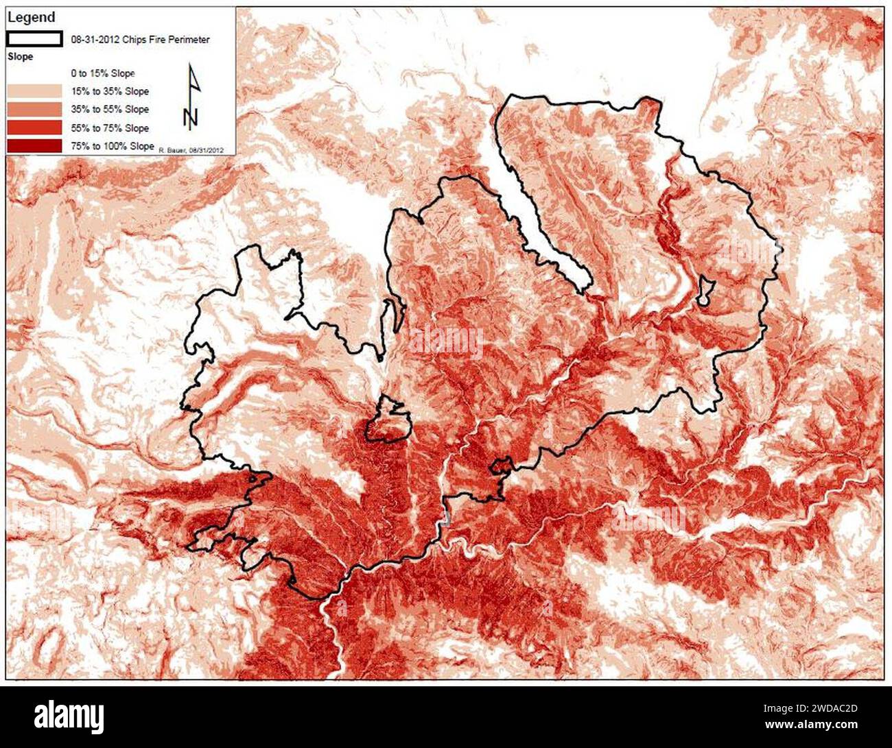 Fire map Banque d'images détourées - Alamy