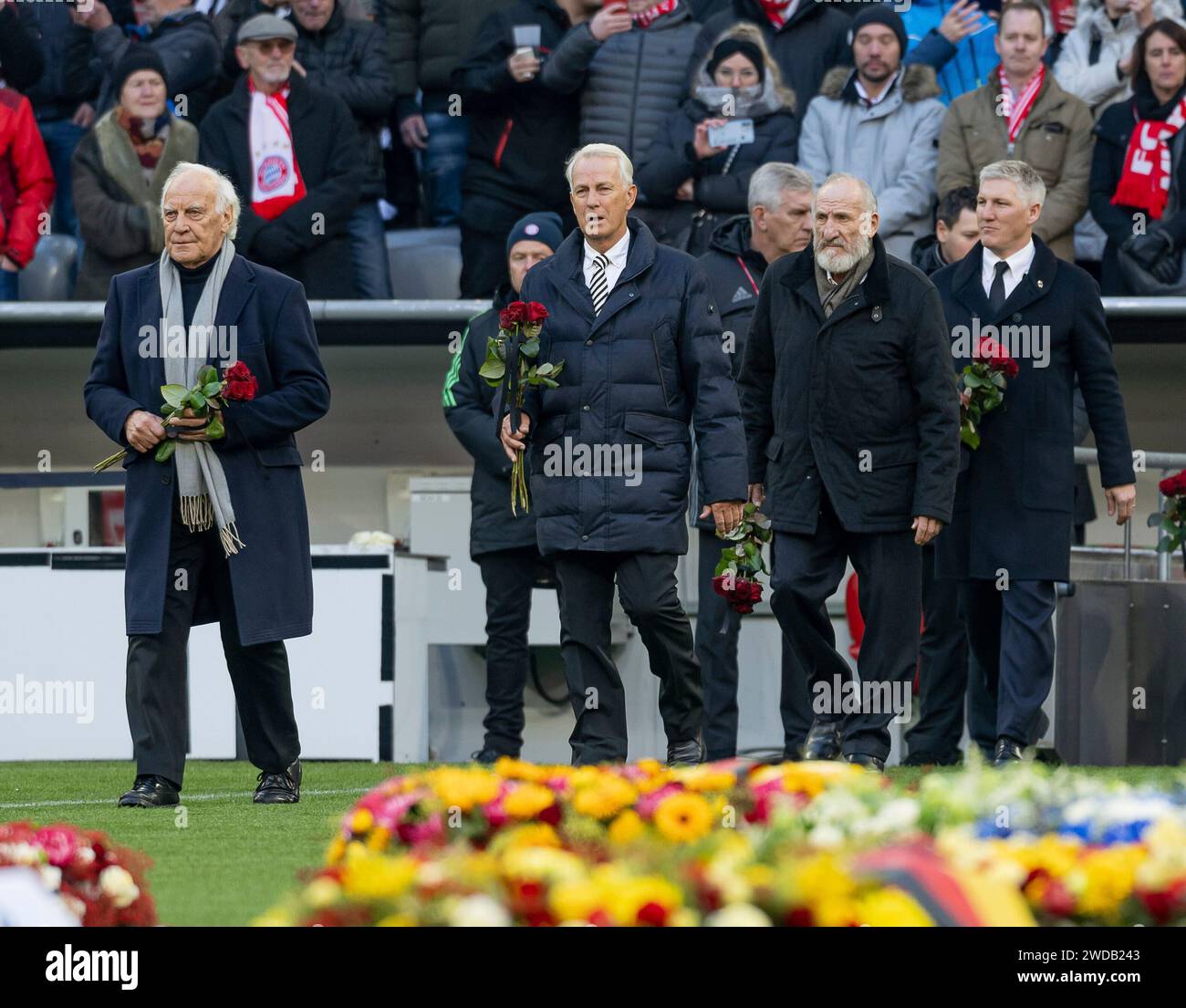 Muenchen, Deutschland. 19 janvier 2024. Franz bulle Roth (Weggefaehrte ...