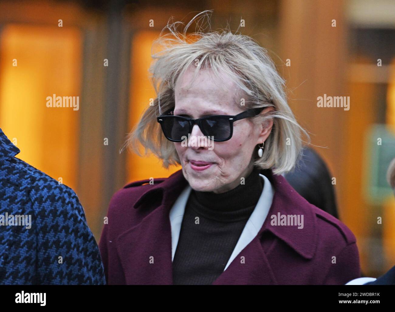 New York, New York, États-Unis. 18 janvier 2024. E. JEAN CARROLL ...