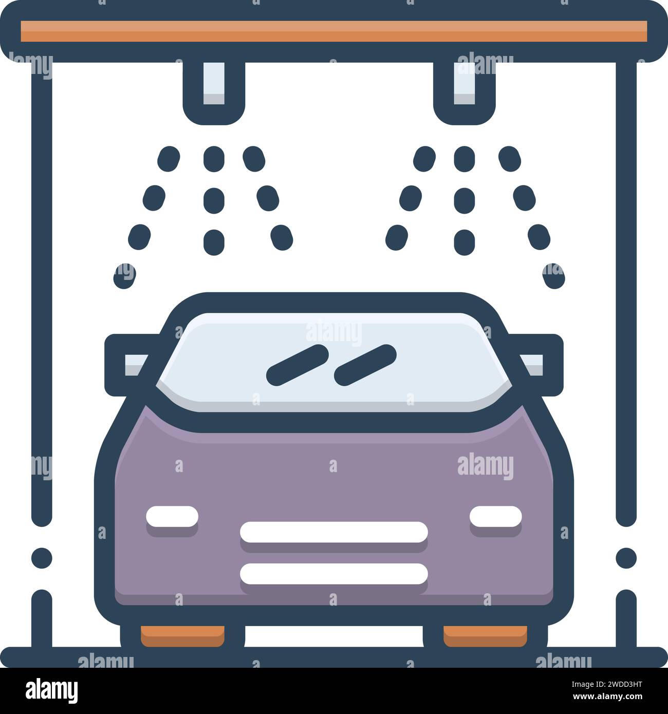 Auto wash Banque d'images vectorielles - Alamy