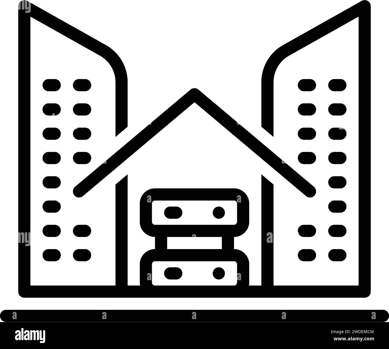Locaux de bureau Banque d'images vectorielles - Alamy