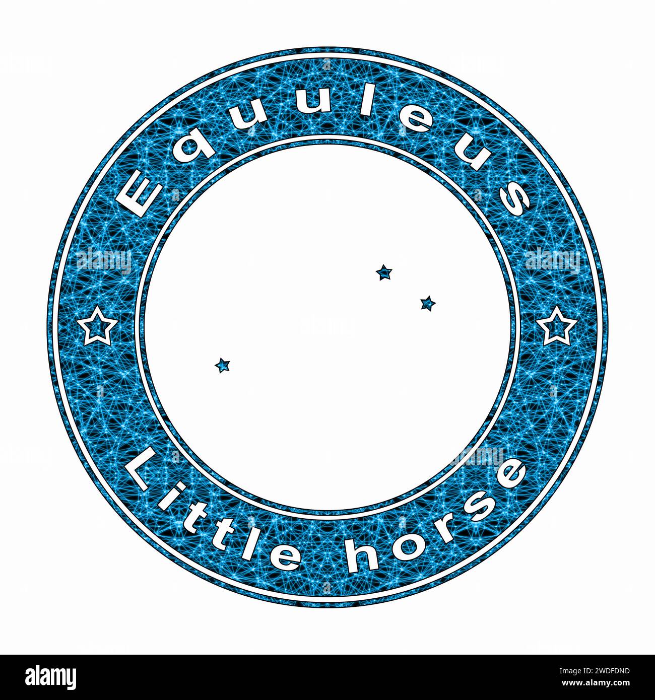 Equuleus constellation space astronomy Banque de photographies et d ...