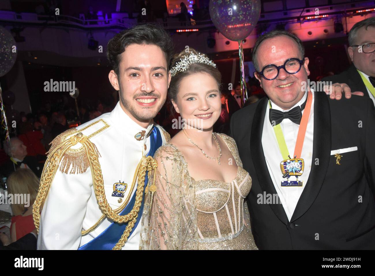 Narrhalla Prinzenpaar Prinz Frederik I. 23 Katharina I. 23 Clemens ...