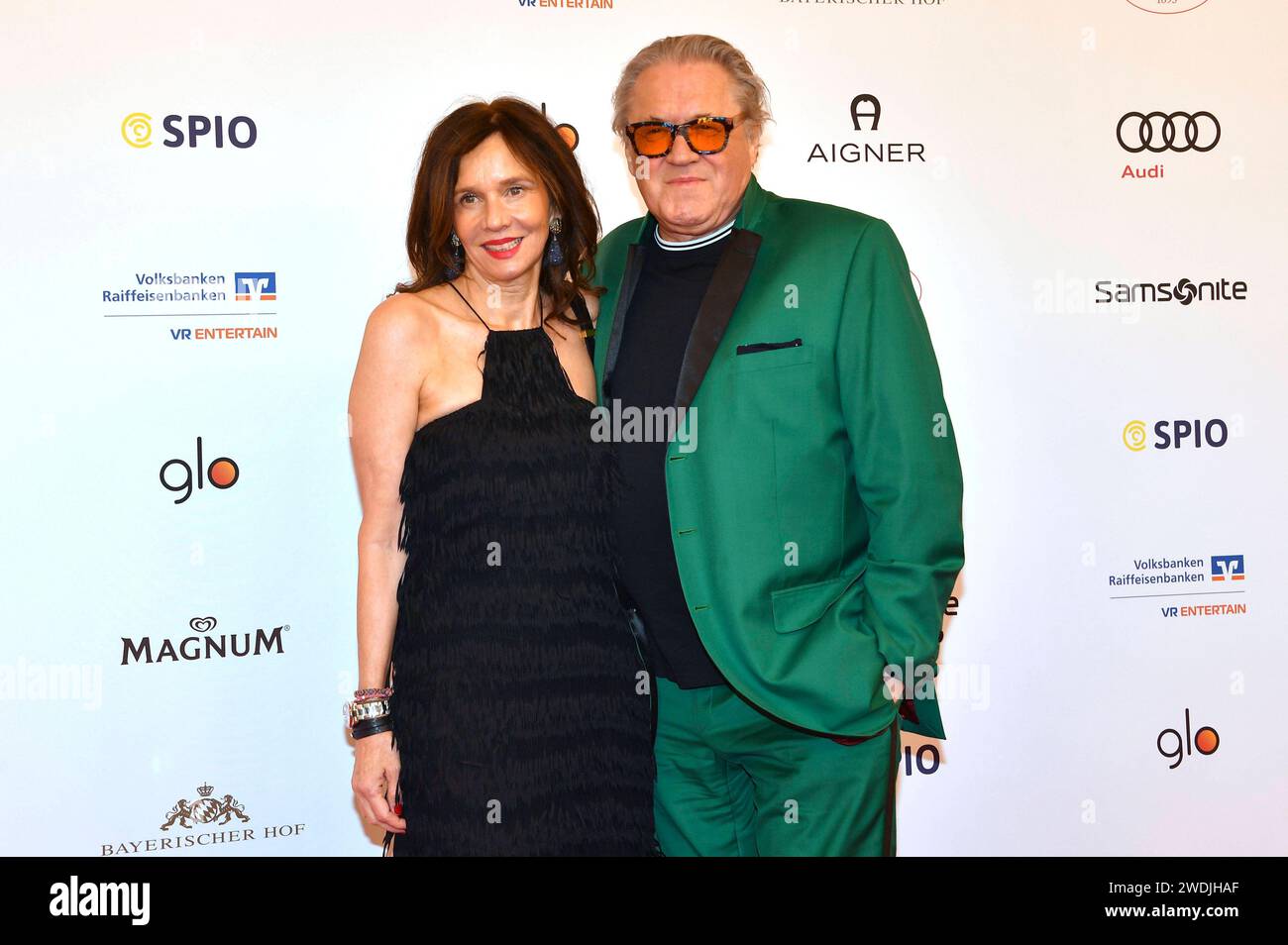 Michael Brandner mit Ehefrau Karin Brandner beim 48. Deutschen Filmball ...