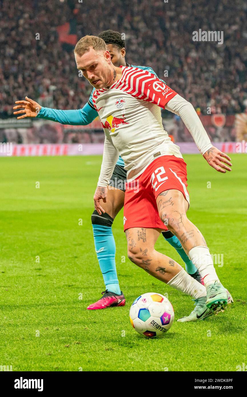 Leipzig, Deutschland 20. Januar 2024 : 1.BL - 2023/2024 - RB Leipzig vs ...
