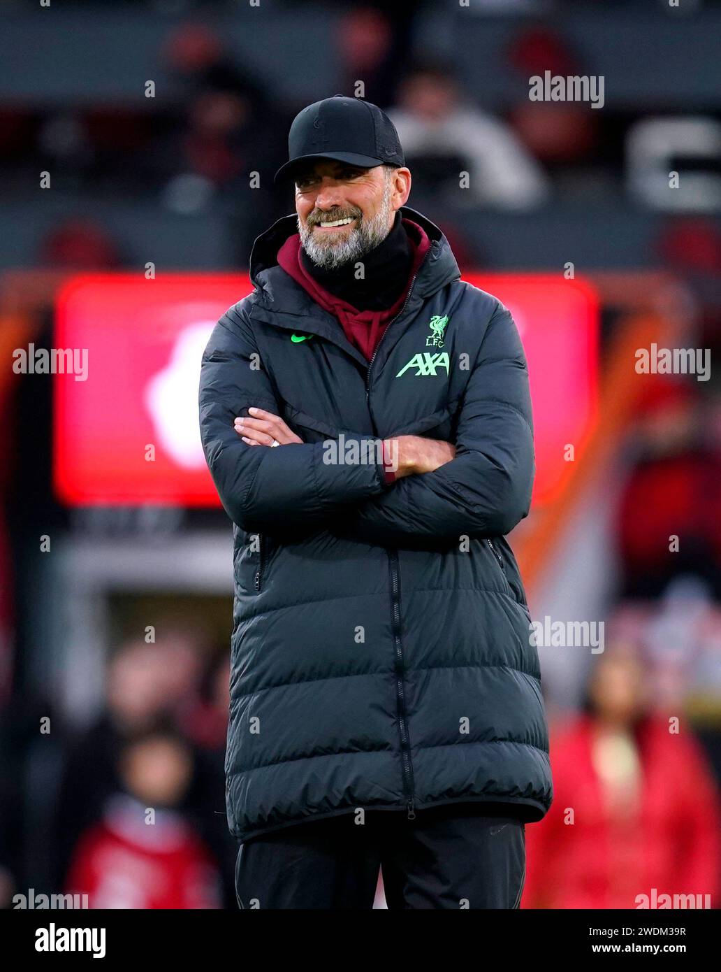 L'entraîneur de Liverpool Jurgen Klopp avant le match de Premier League ...