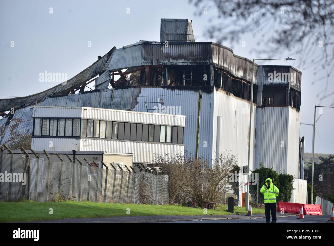 Incendie d'une usine sony Banque de photographies et d’images à haute ...