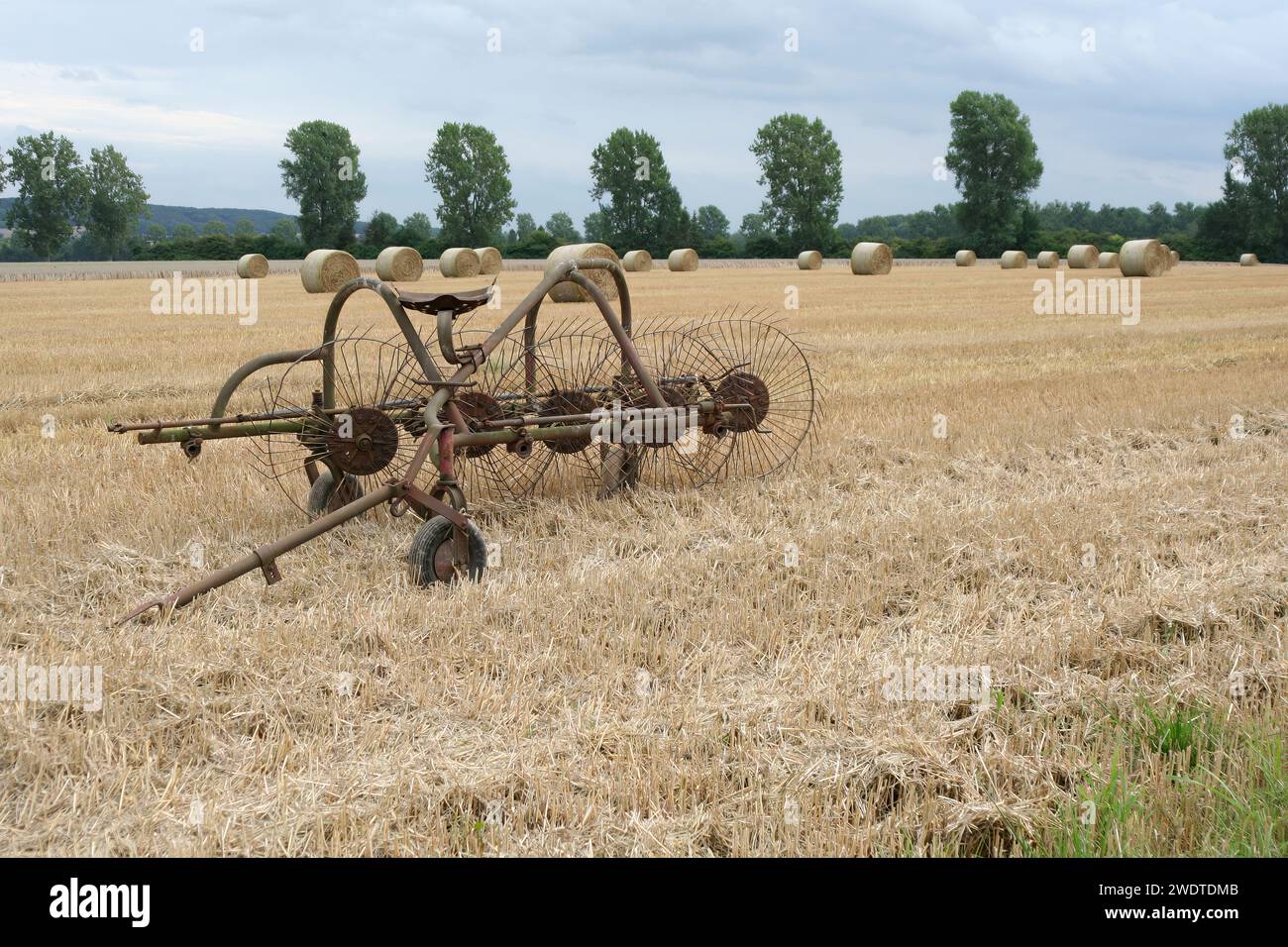 Hay tedder Banque de photographies et d’images à haute résolution - Alamy