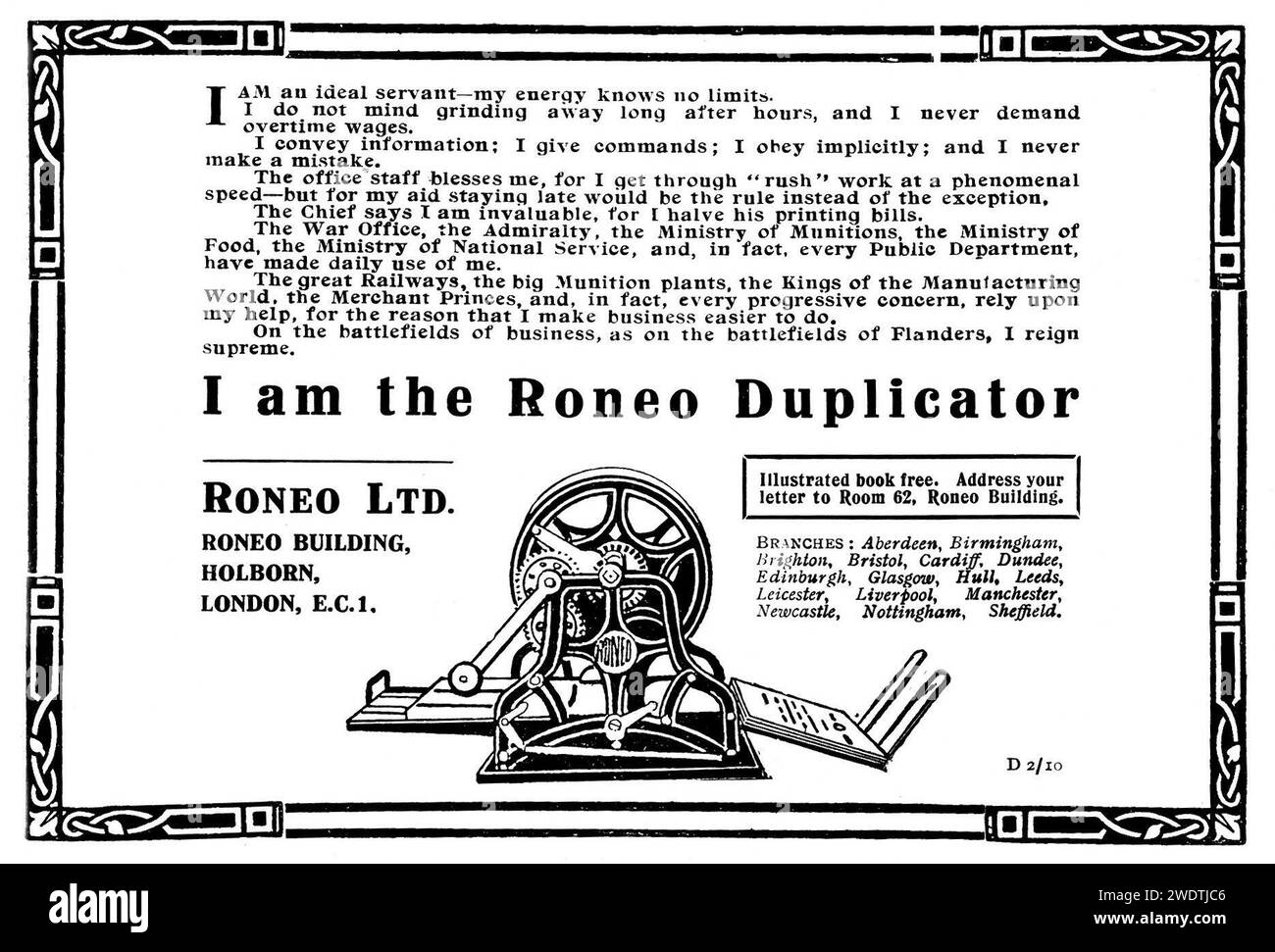 Le duplicateur roneo Banque de photographies et d’images à haute ...