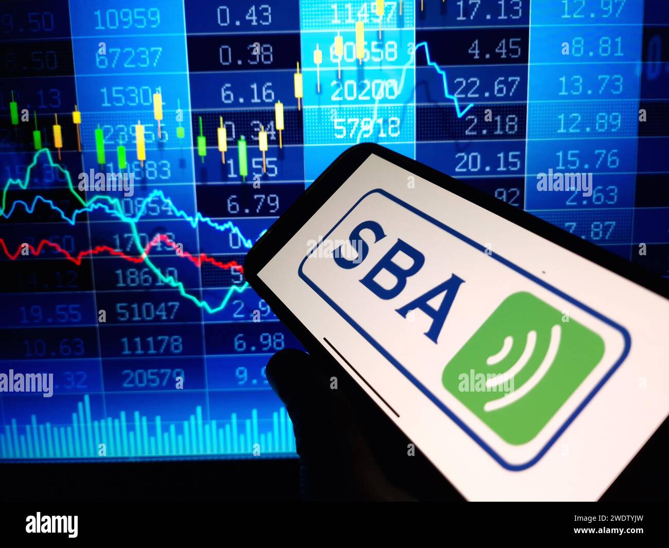 Logo de communication sba Banque de photographies et d’images à haute ...
