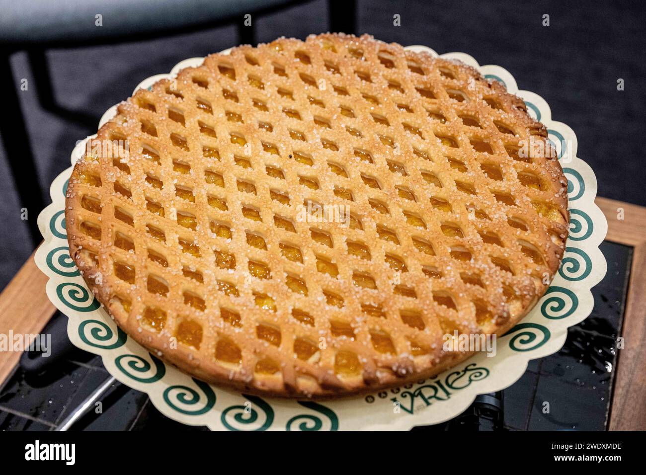 BRUXELLES - illustration représentant le vlaai du Limbourg lors de la ...